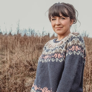 KNITTING PATTERN - Zyma Sweater - PDF Knitting Pattern, Jumper Pattern ...