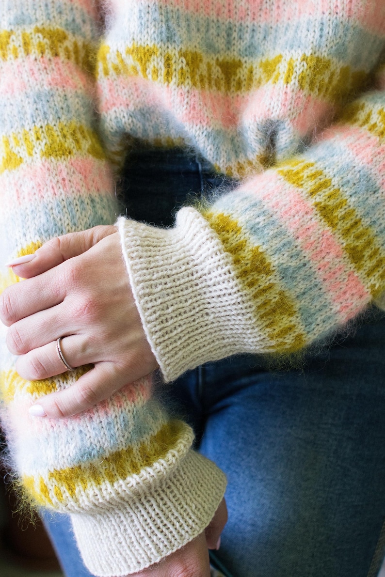 Wanderful Sweater PDF Knitting Pattern - Colorwork Sweater - Stranded ...
