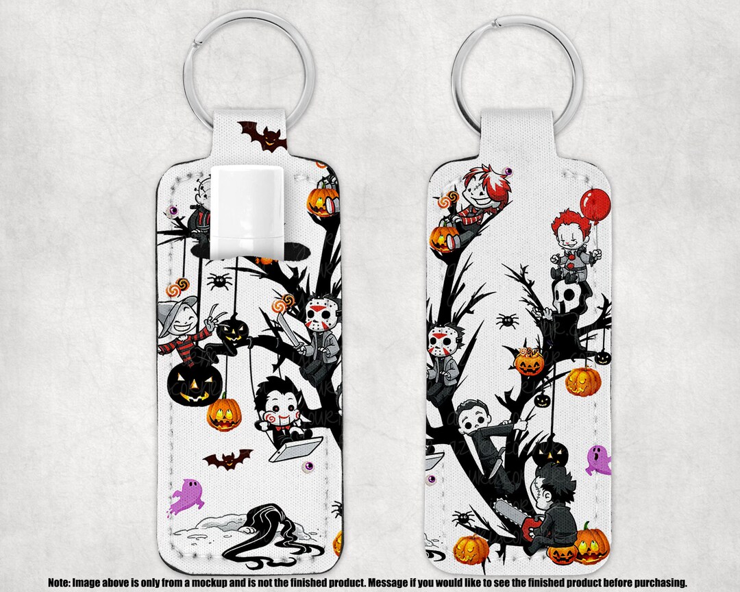 Horror Chapstick Holder, Horror Mash up Chapstick Keychain Holder ...
