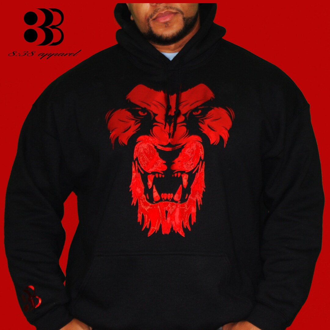 Workout Gym Fitness Fashion Hoodie Wolf Man Animal Instinct - Etsy