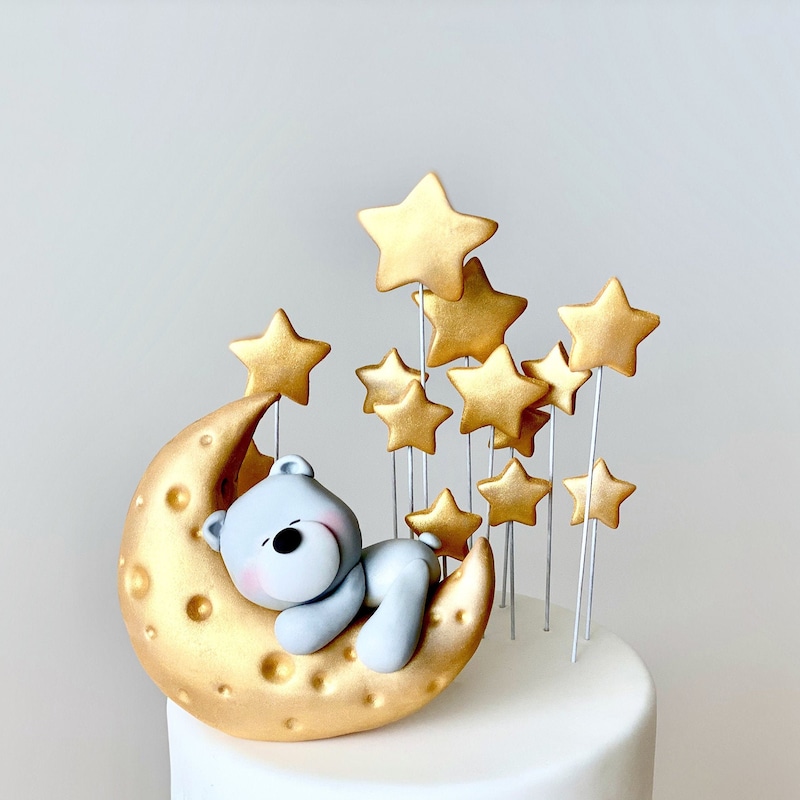 Moon Cake Topper - Etsy Australia