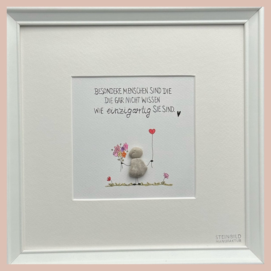 Stone Picture Handwritten Special People Are The... Unique Personalized ...