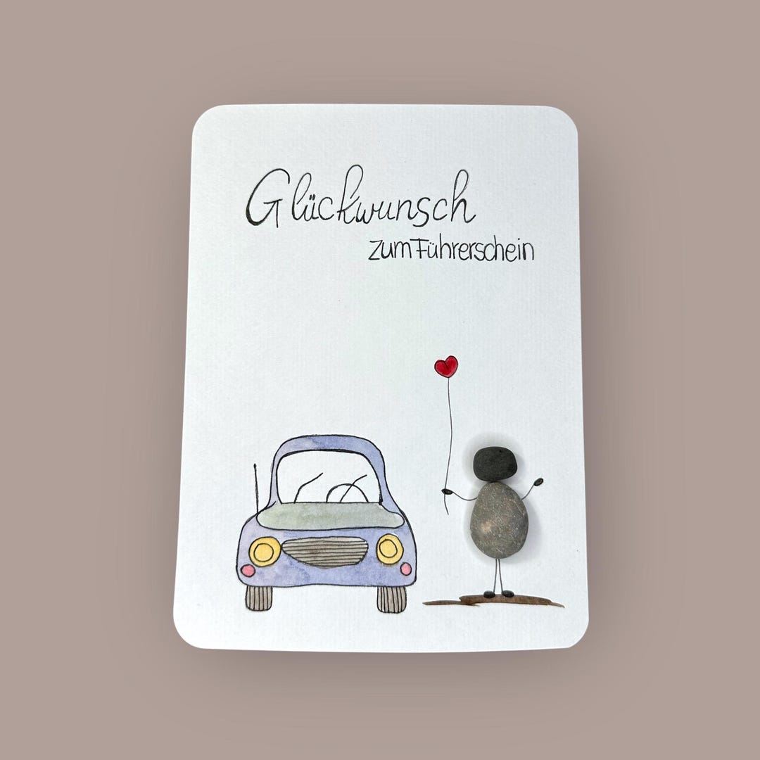 Card Handwritten - Congratulations - Driver's License - PERSONALIZED ...