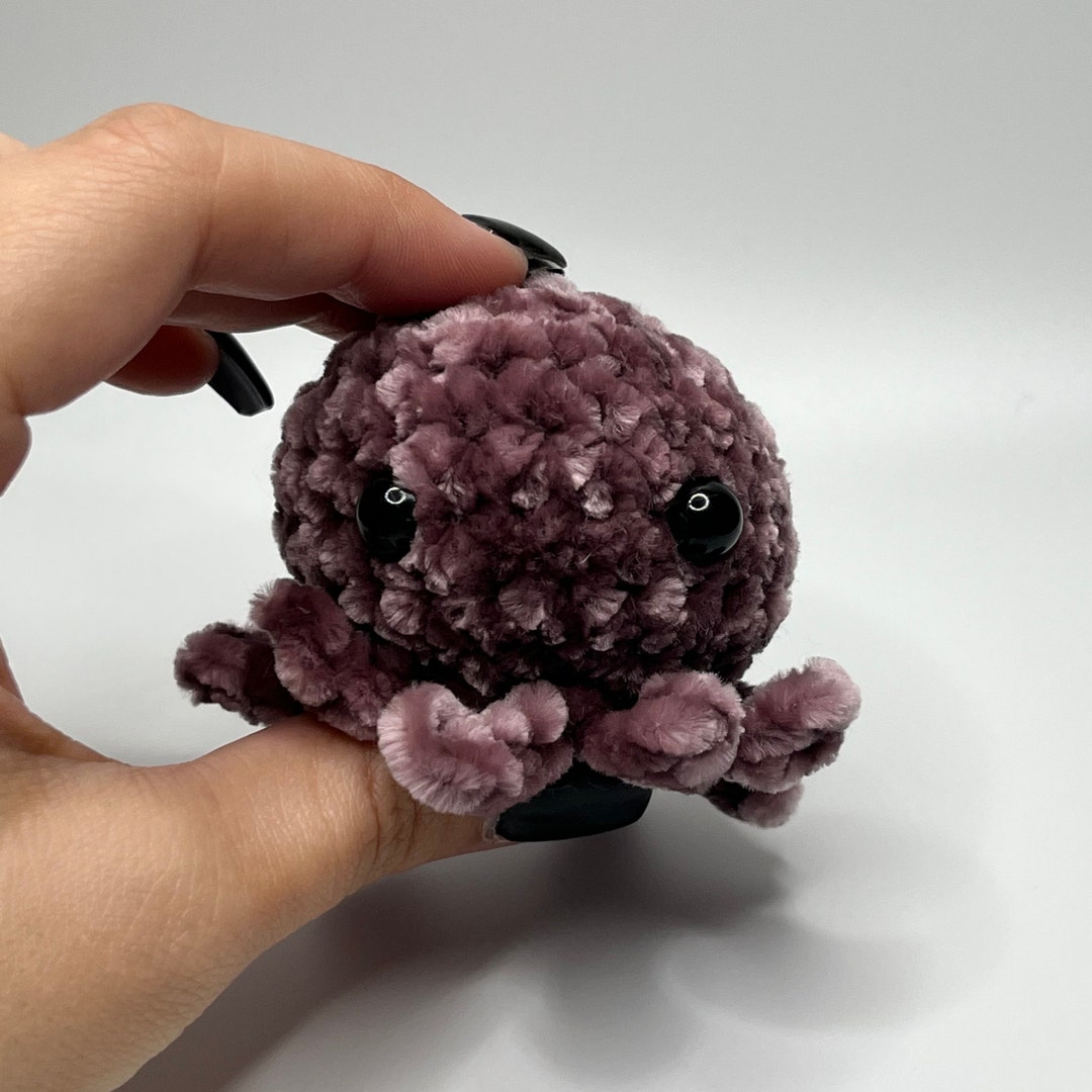 2 Crochet Purple Octopus Stuffed Animal - Etsy