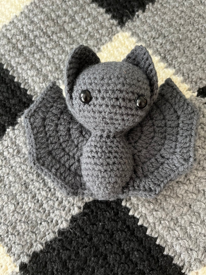 5 Gray Crochet Bat Stuffed Animal Cute Halloween Decor Cute - Etsy