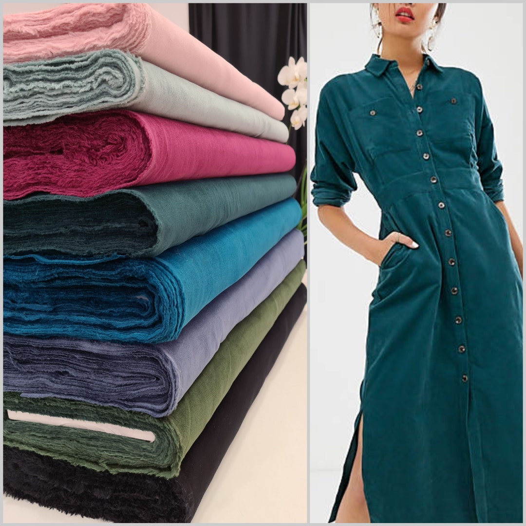 Babycord Fabric/100% Cotton Corduroy Fabric/by Fabric/ Cord Fabric for ...