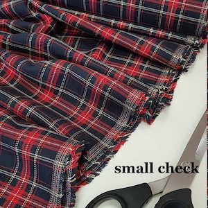 Scottish Check Fabric/checkere Fabric for Trousers/for Blazer/by Fabric ...