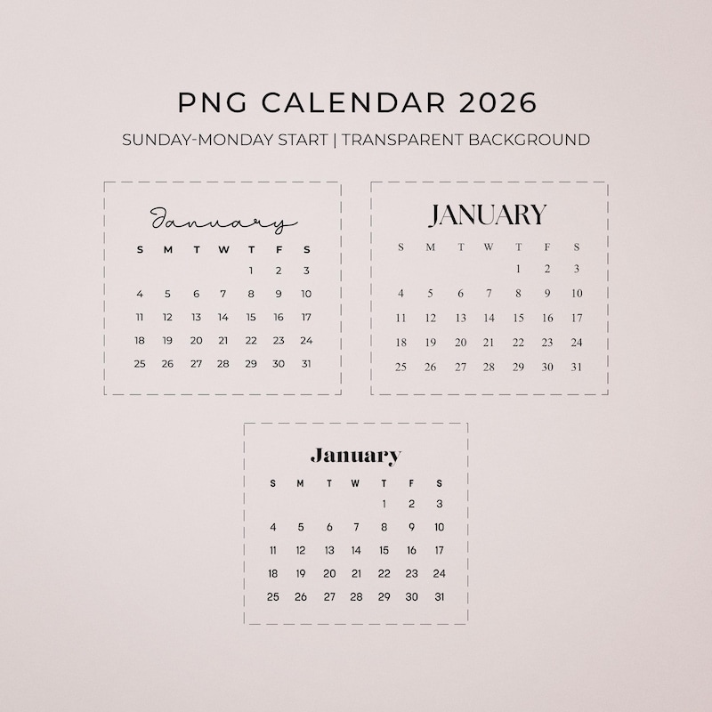 Stream Monthly Calendar - Etsy