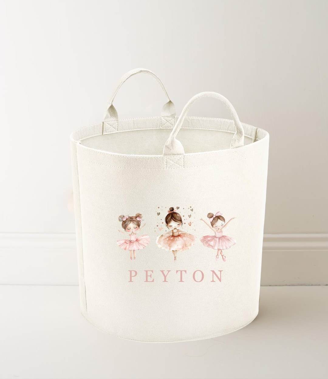 Personalised Ballet Children's Storage , Toy Tub, Storage Basket, Toy ...