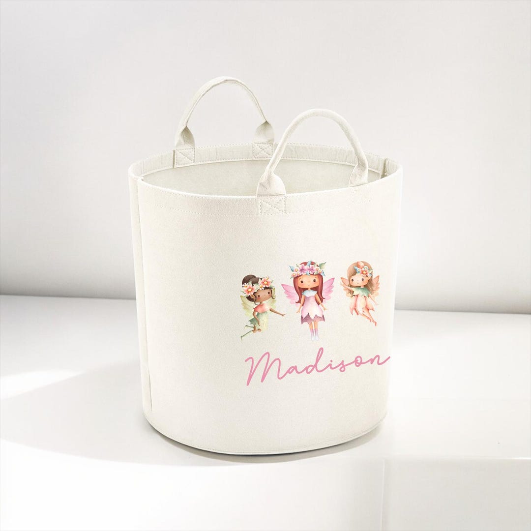 Personalised Fairy Children's Storage , Toy Tub, Storage Basket, Toy ...