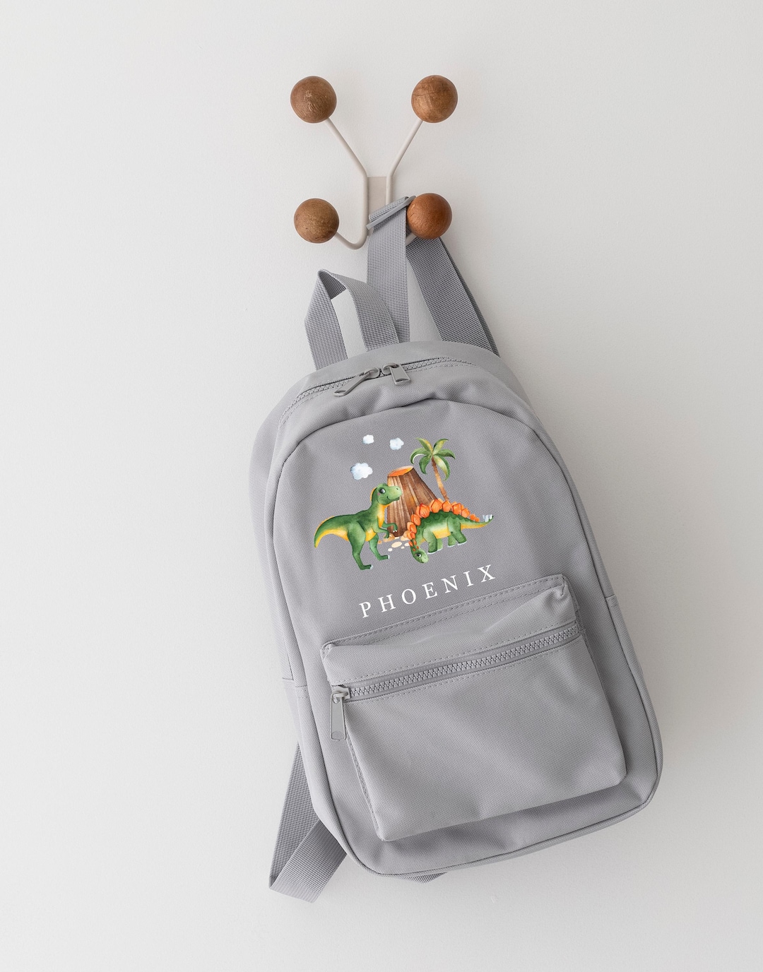 Personalised Dinosaur Backpack - Kids Personalised Rucksack ...