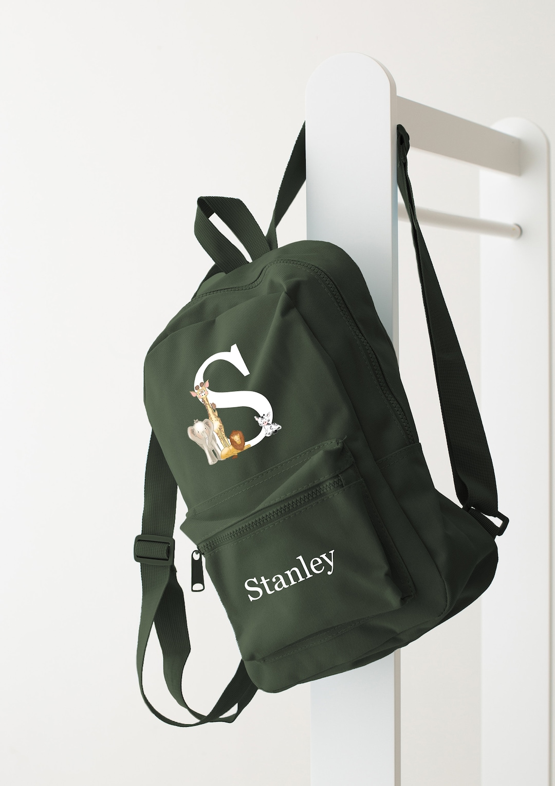 Personalised Backpack Rucksack Safari Animals Bag Girls Boys Bag ...