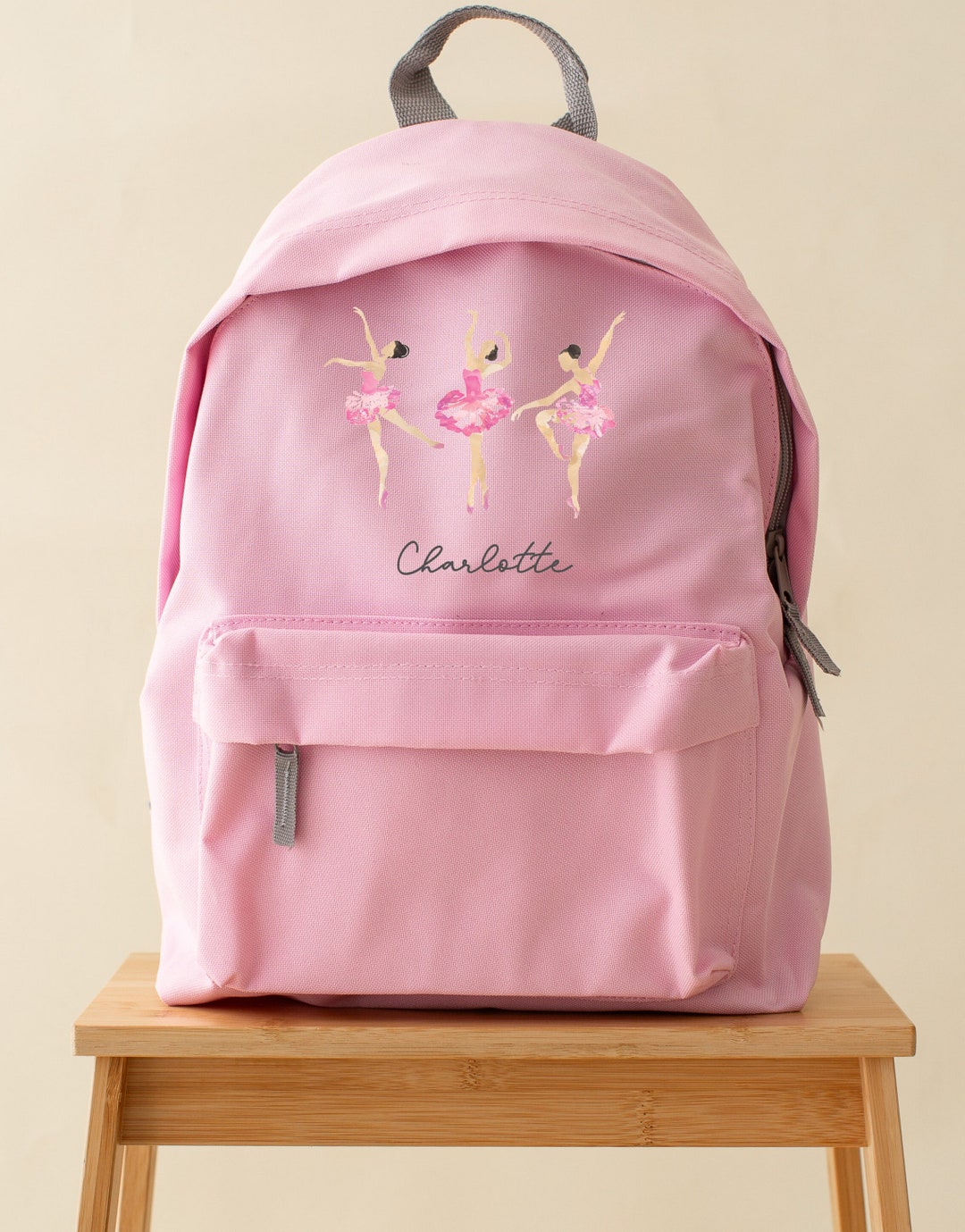 Personalised Ballerina Backpack Ballet Dancing Themed Fashionable ...