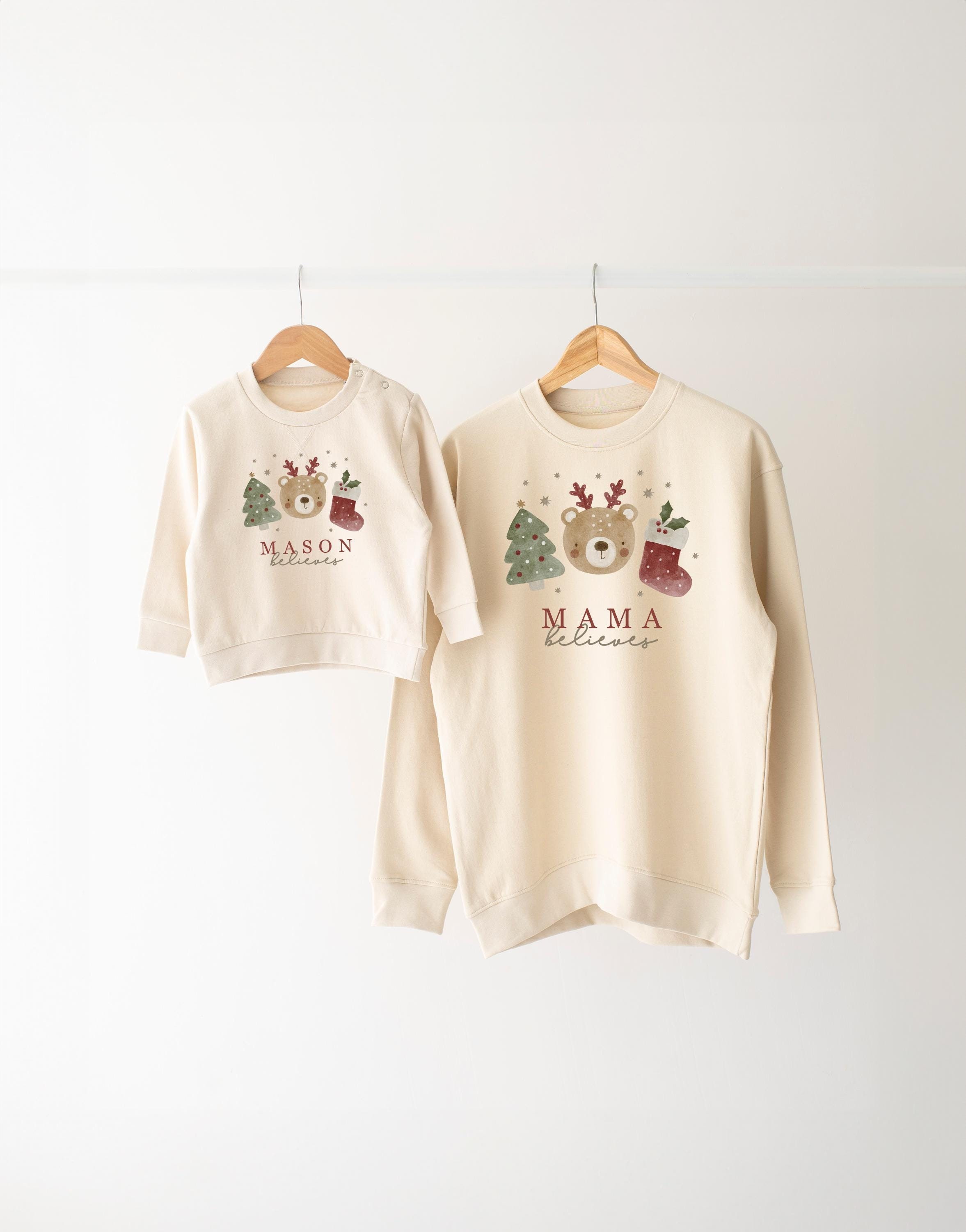 Personalised Family Matching Christmas Jumper Matching Christmas ...