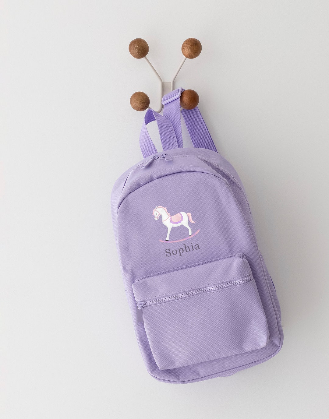 Personalised Children's Backpack, Rucksack, Rocking Horse, School Bag ...