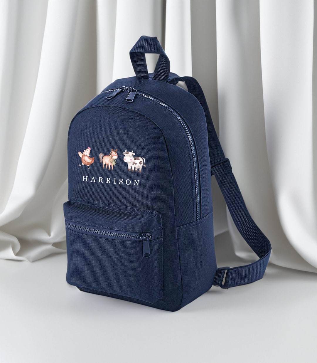 Personalised Rucksack, Farm Animals Backpack, School Bag, Toddlers ...