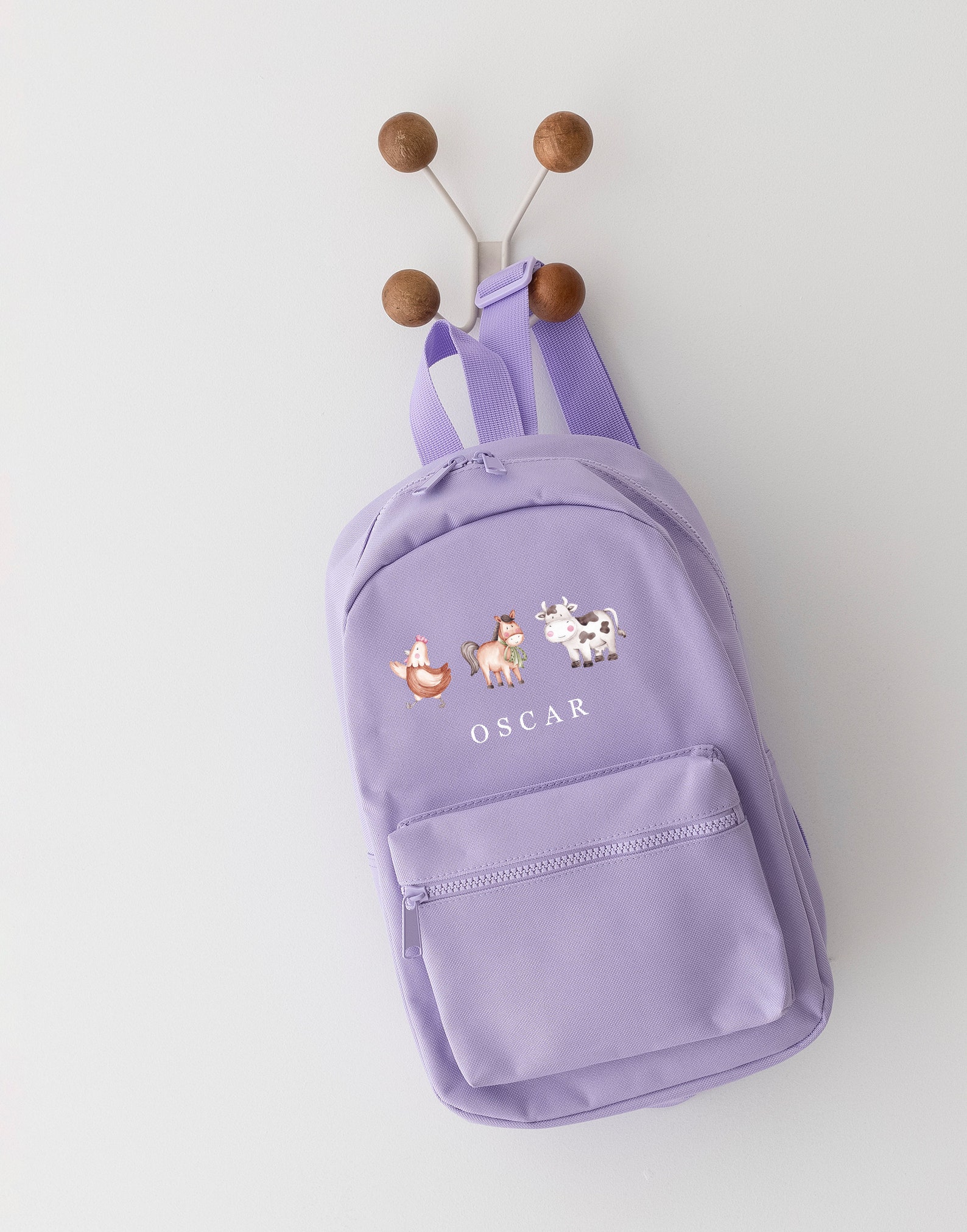 Personalised Rucksack, Farm Animals Backpack, School Bag, Toddlers ...