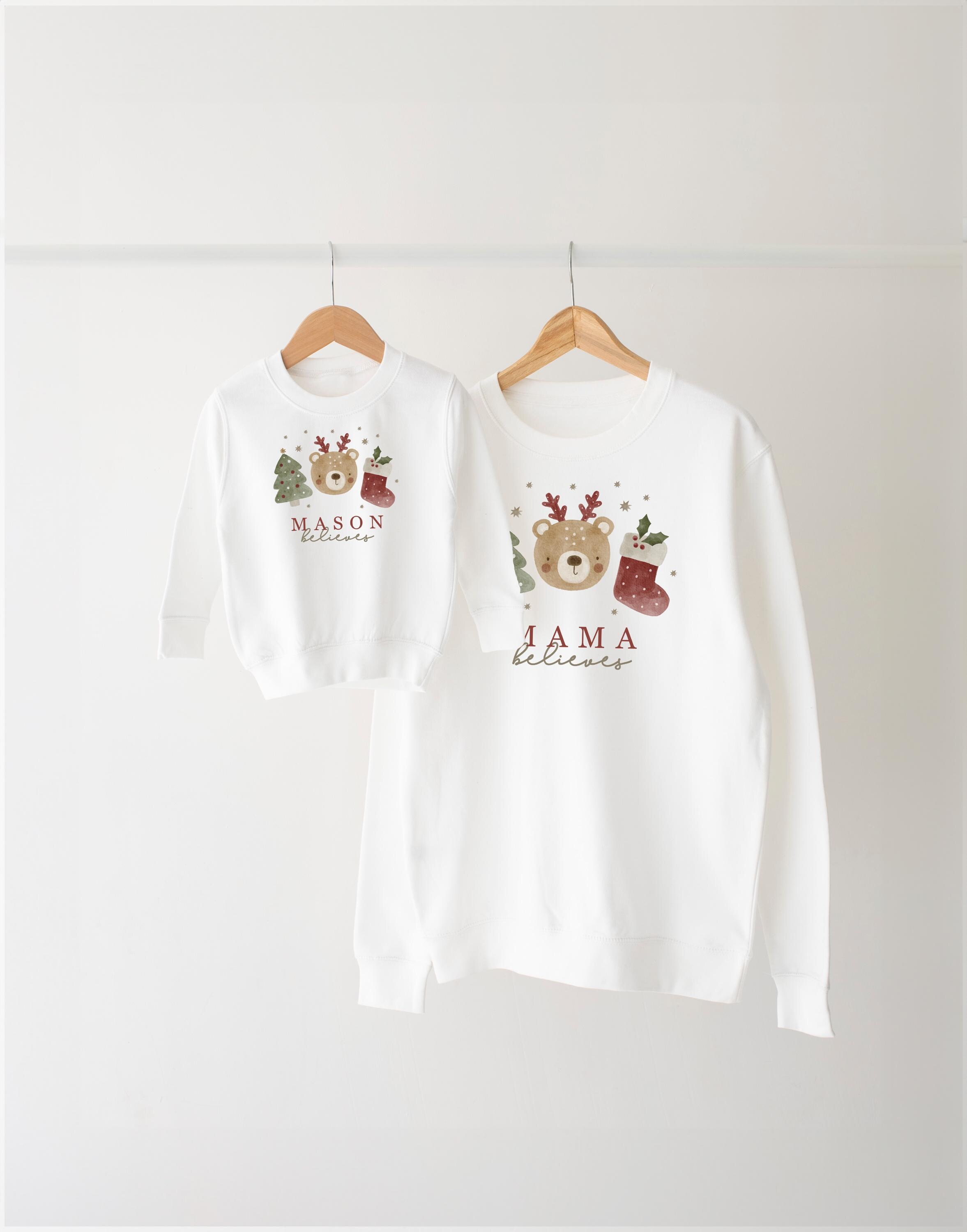 Personalised Family Matching Christmas Jumper Matching Christmas ...