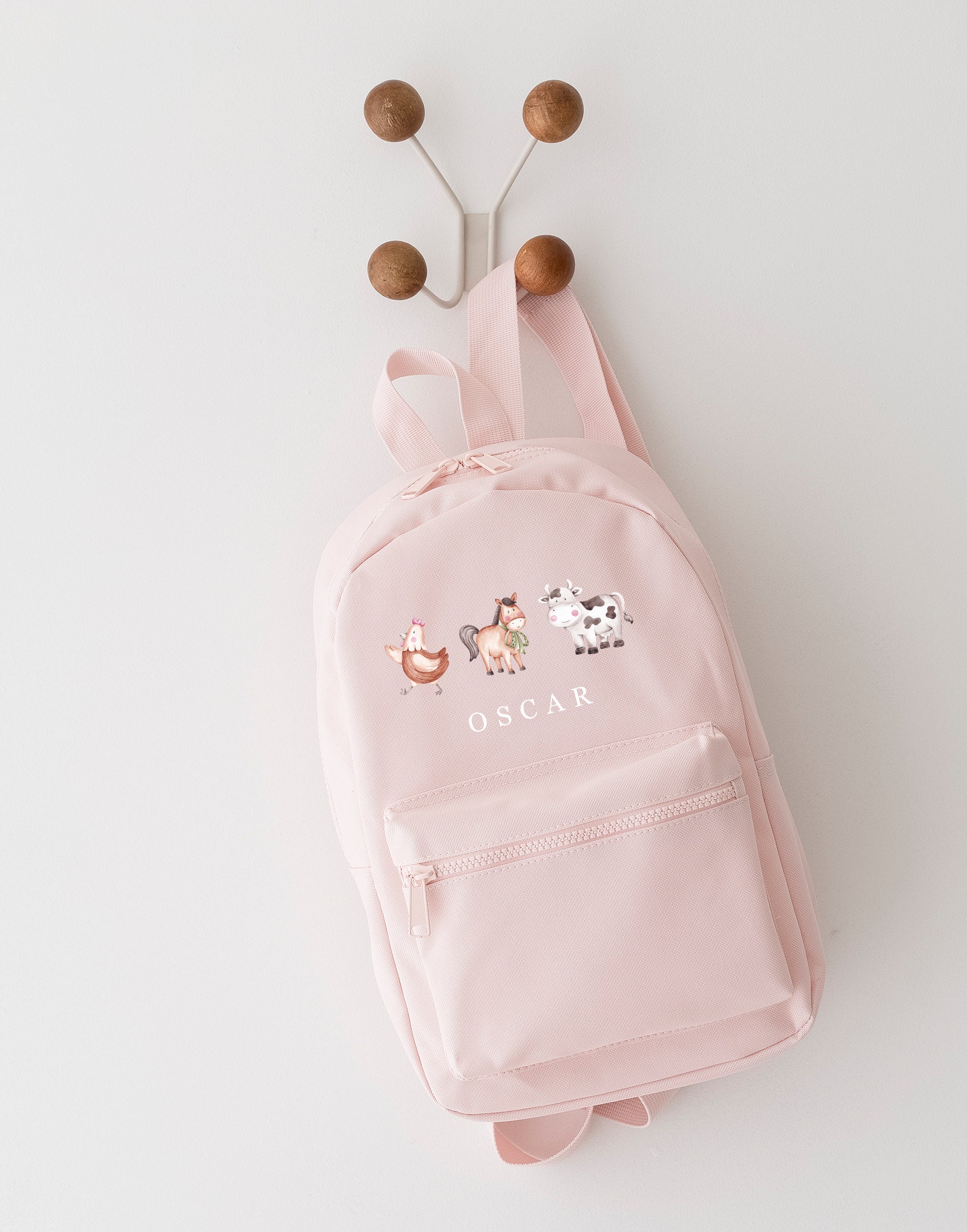 Personalised Rucksack, Farm Animals Backpack, School Bag, Toddlers ...