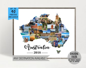 Australia Photo Collage - Etsy UK