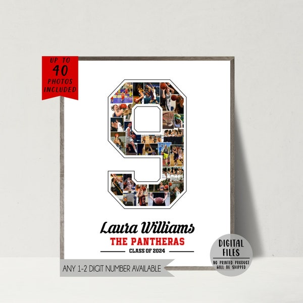 Number Photo Collage - Etsy