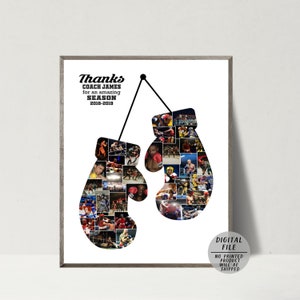 Boxing Gloves Photo Collage-boxer Photo Collage-boxing Photo - Etsy