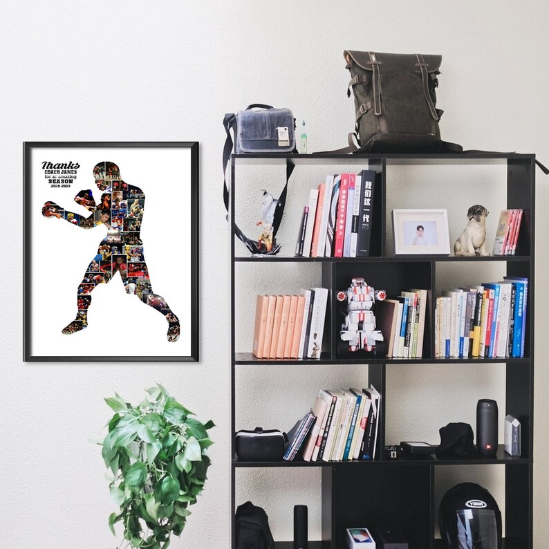 Boxing Photo Collage-Boxer Photo Collage-Boxing Coach | Etsy