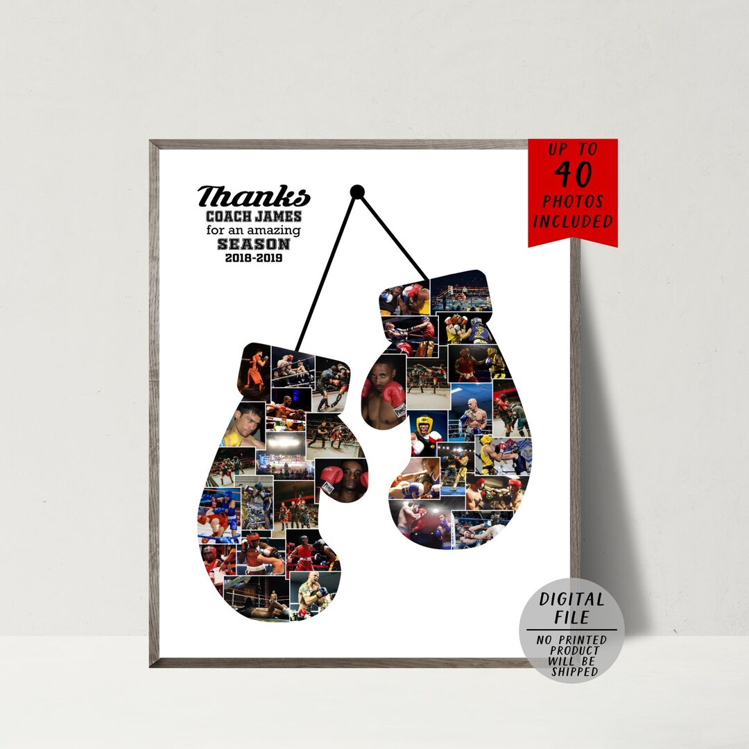 Boxing Gloves Photo Collage-boxer Photo Collage-boxing Photo Collage ...