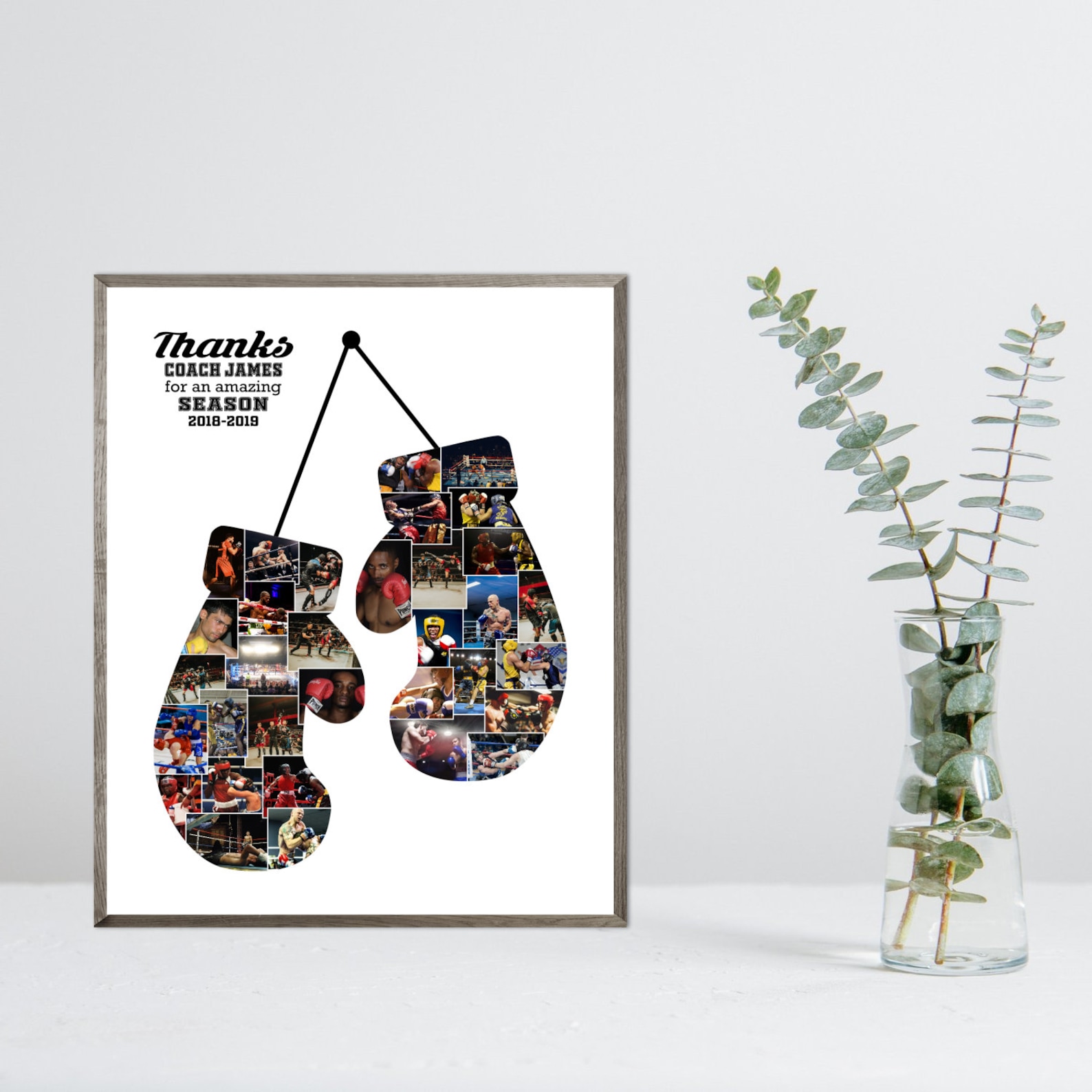 Boxing Gloves Photo Collage-boxer Photo Collage-boxing Photo - Etsy