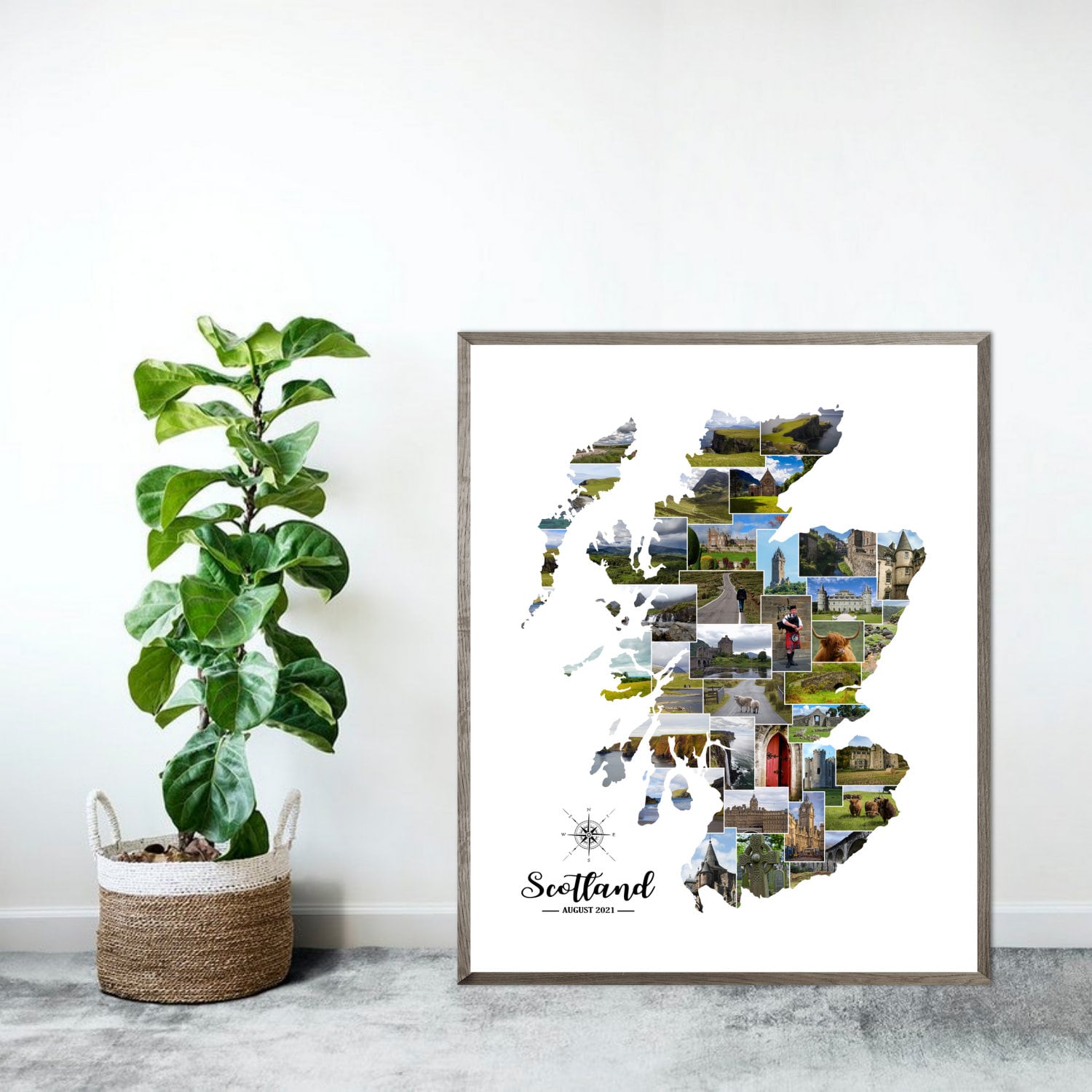 Scotland Photo Collage-edinburgh Collage-travel Photo - Etsy