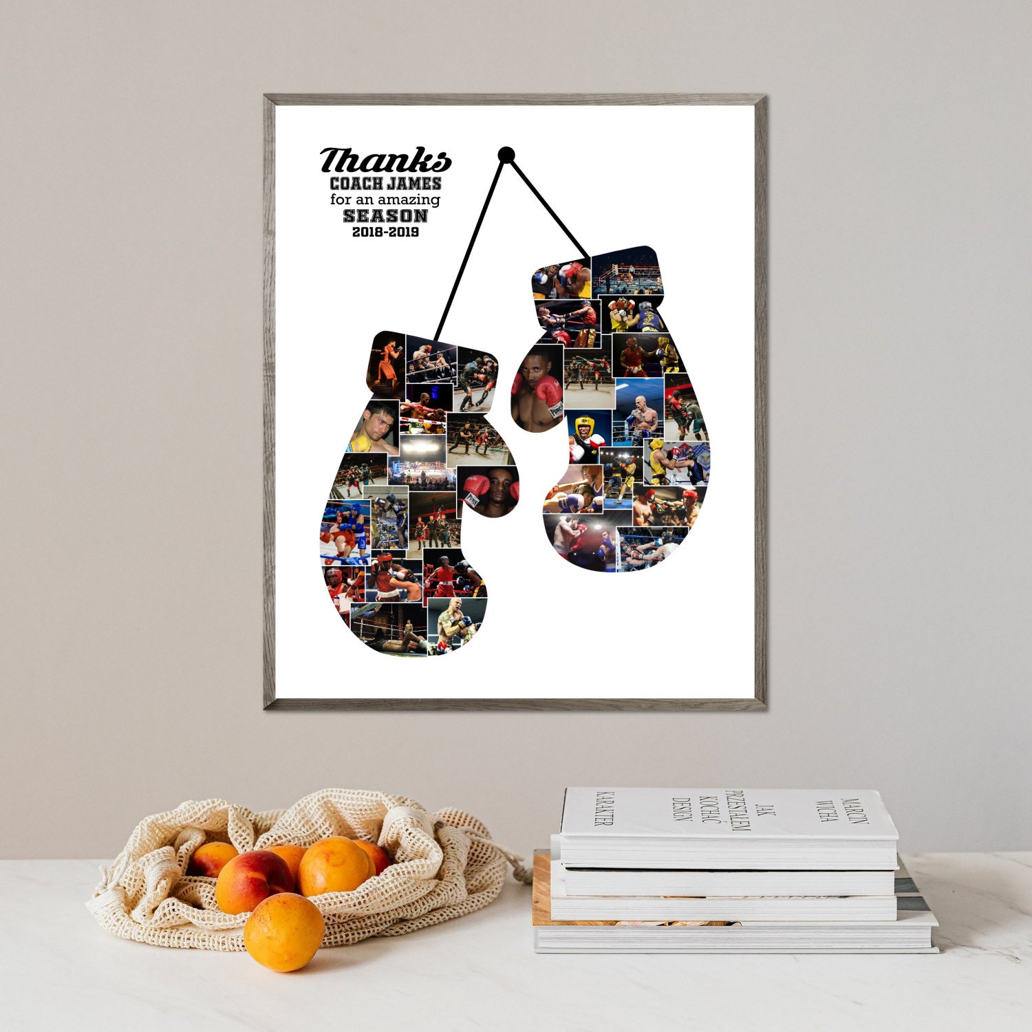 Boxing Gloves Photo Collage-boxer Photo Collage-boxing Photo - Etsy