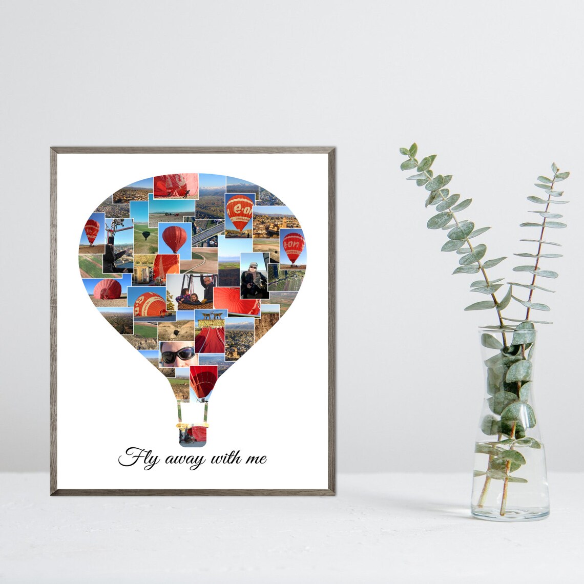 Hot Air Balloon Photo Collage-adventure Collage-graduation - Etsy