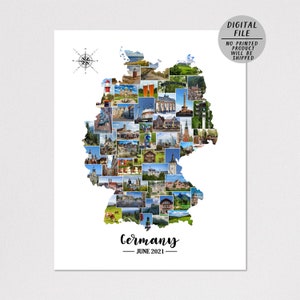 Germany Photo Collage-berlin Collage-travel Photo Collage-vacation ...