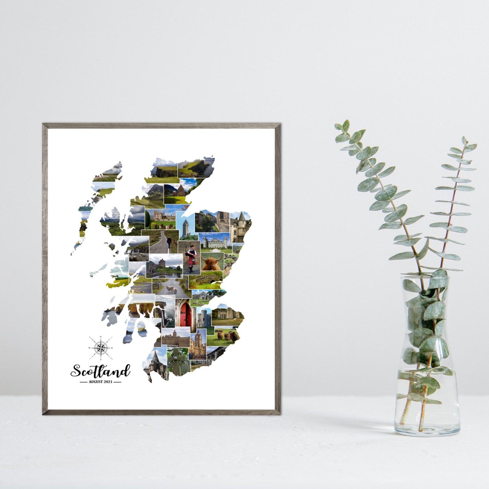 Scotland Photo Collage-edinburgh Collage-travel Photo - Etsy