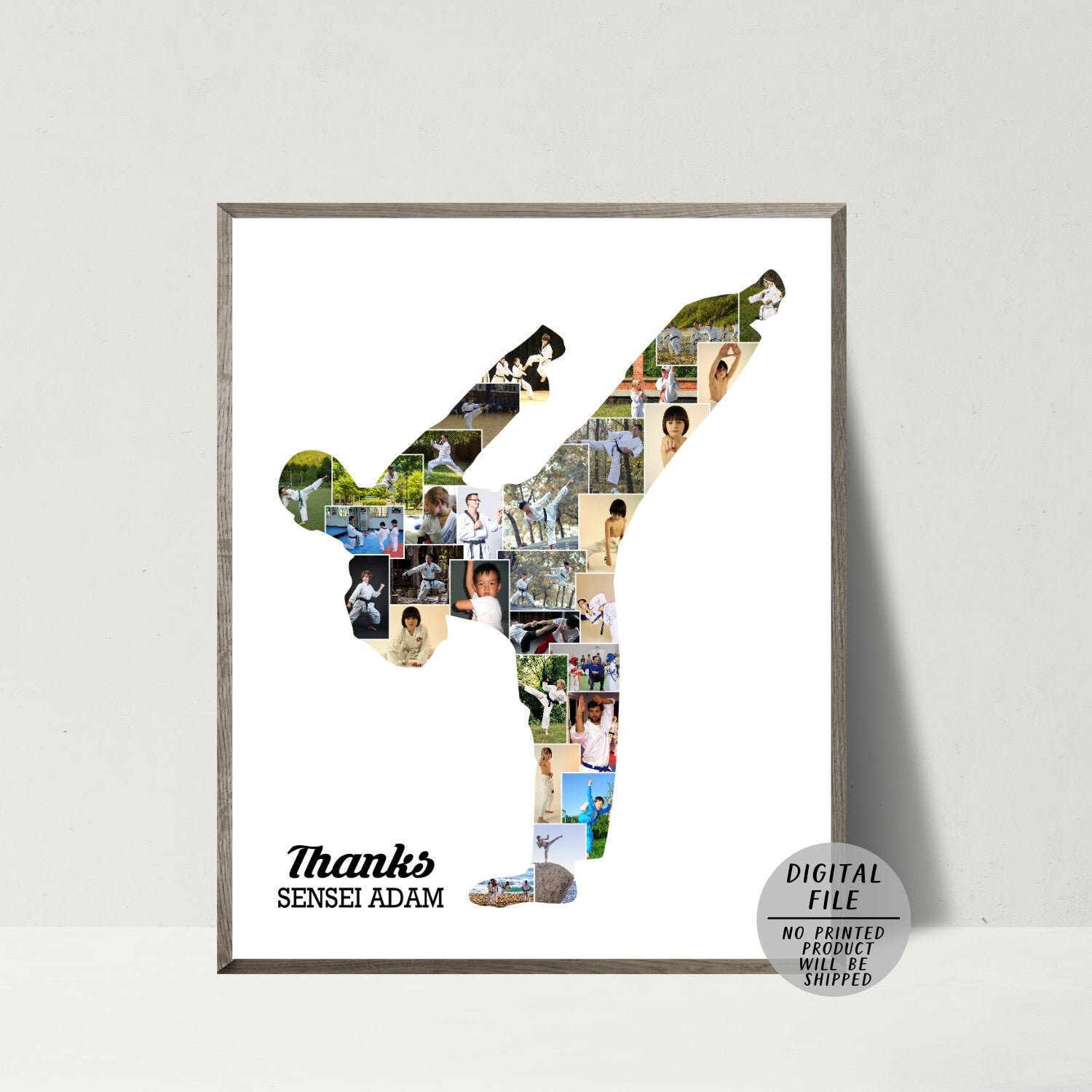 Karate Photo Collage-Judo Collage-Sensei Gift Karate-Karate | Etsy