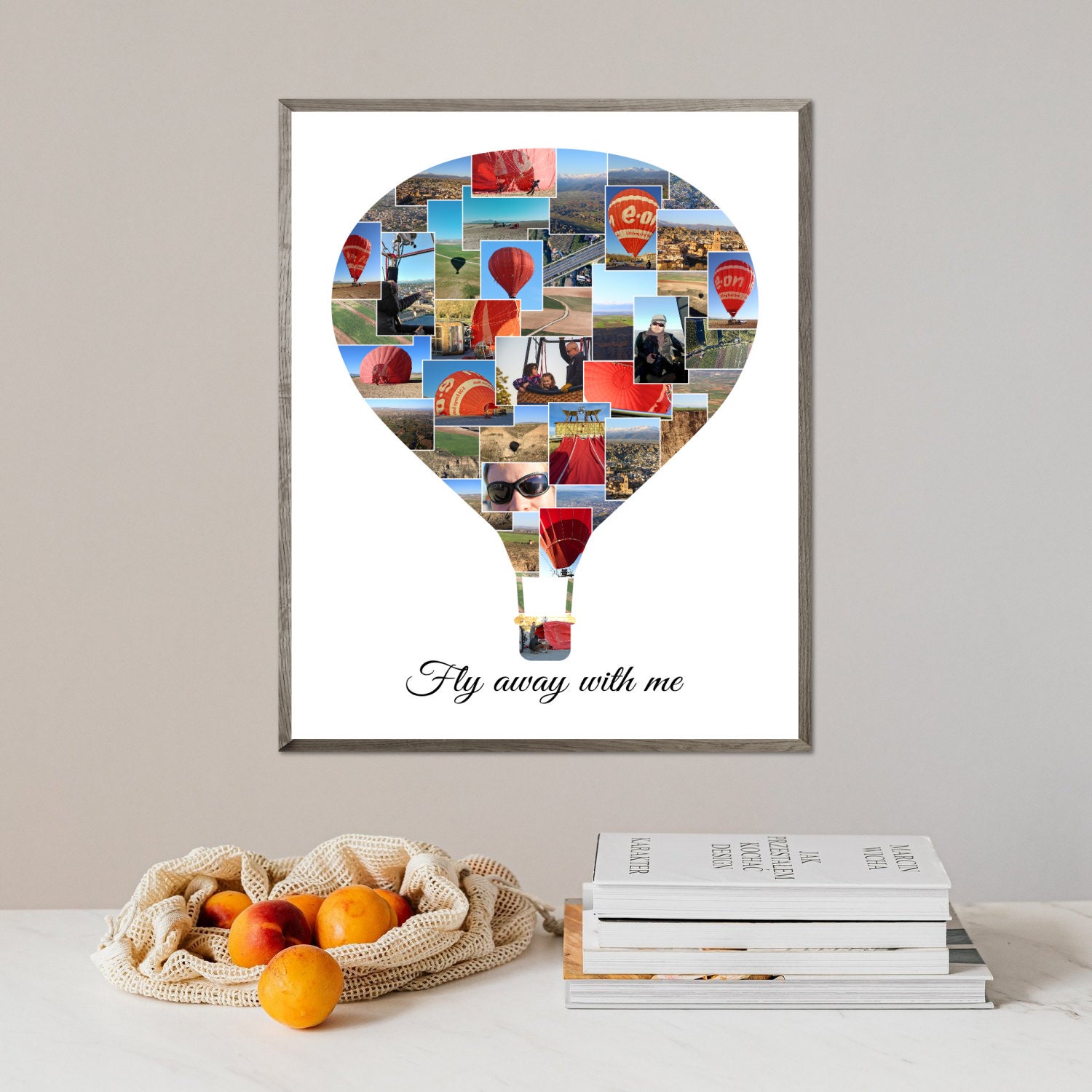 Hot Air Balloon Photo Collage-adventure Collage-graduation - Etsy