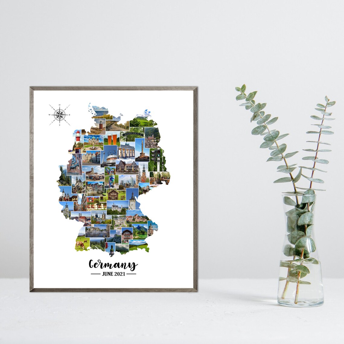 Germany Photo Collage-berlin Collage-travel Photo - Etsy