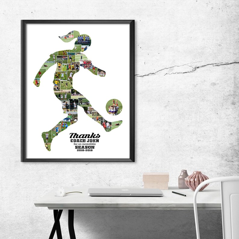 Soccer Photo Collage-Female Soccer Collage-Woman Soccer Player | Etsy