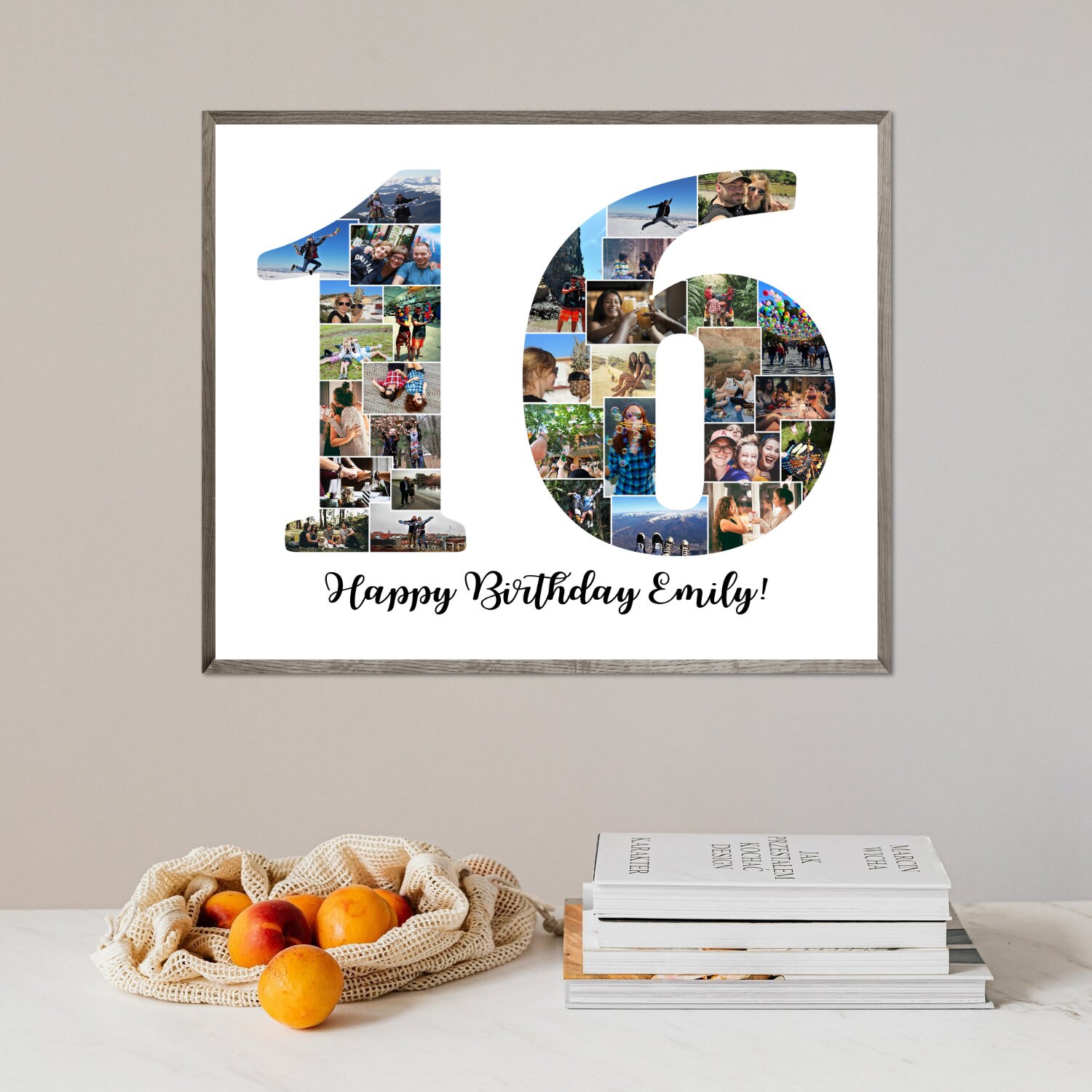 16 Birthday Photo Collage-16 Year Photo Collage-teenager | Etsy Australia