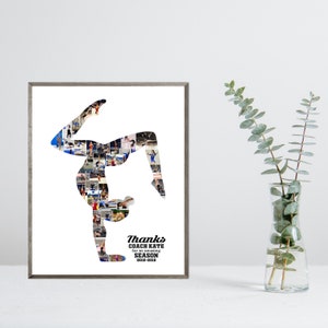 Gymnastics Photo Collage-female Gymnast Photo Collage-gymnastics Coach ...