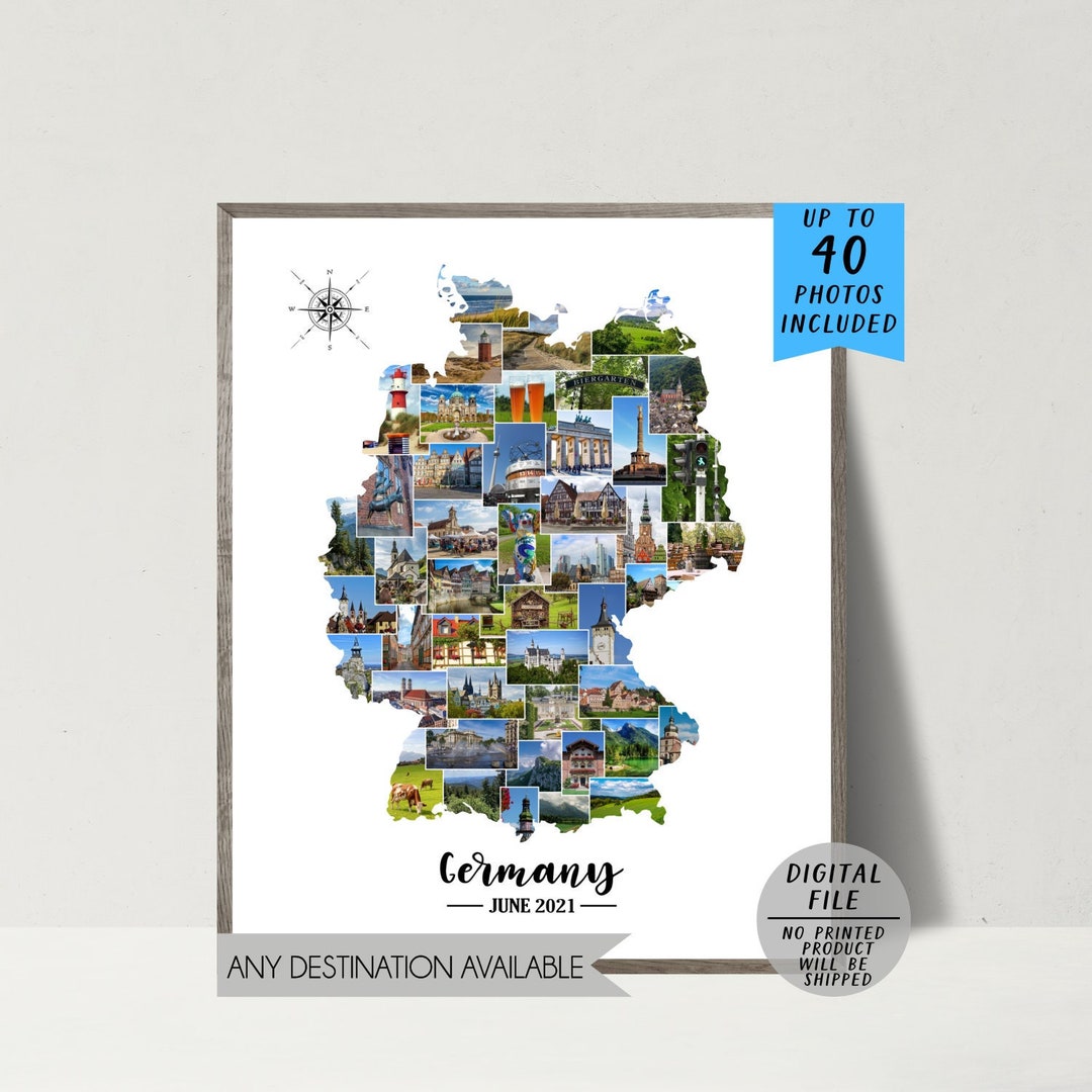 Germany Photo Collage-berlin Collage-travel Photo Collage-vacation ...