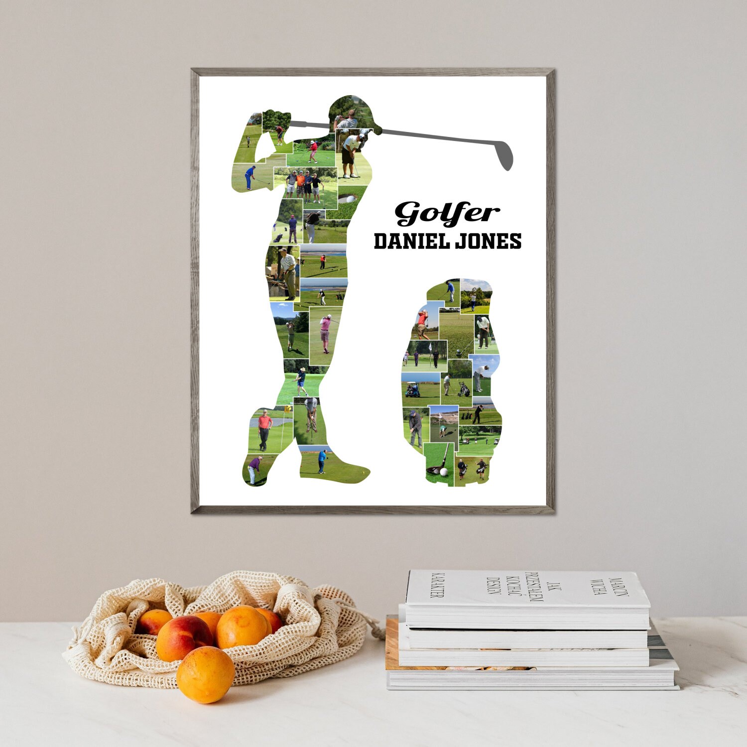 Golf Photo Collage-golfer Photo Collage-personalized Gift for - Etsy