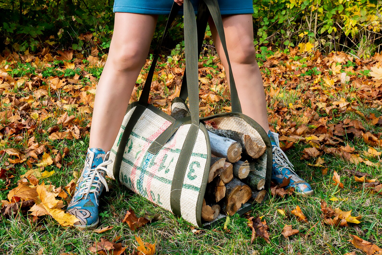 Tested Log Carrier Greenforest Firewood Carrier Handmade Log - Etsy