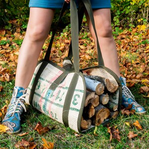 Tested Log Carrier - Greenforest Firewood Carrier Handmade Log Holder ...