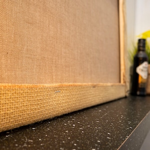 Loft Style Wall Art Framed Coffee Bean Jute Burlap Sack With Brazilian ...