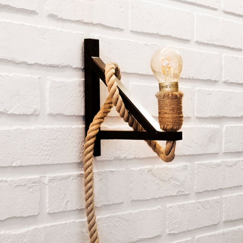 Retro Rope Lamps - Etsy