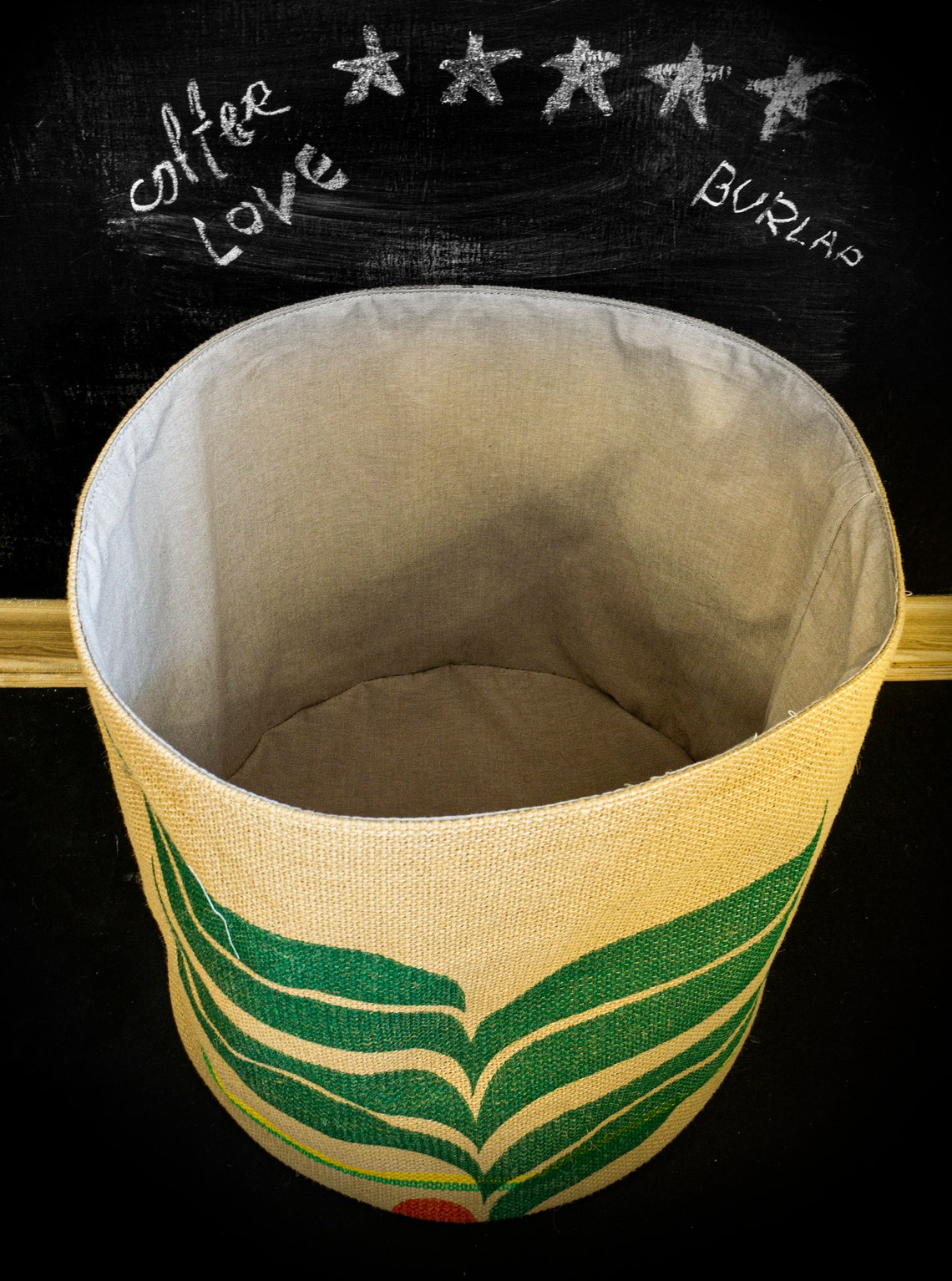 Medium Laundry Basket Rustic Design Room Organizer Made of | Etsy