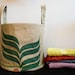 Medium Laundry Basket Rustic Design Room Organizer Made of - Etsy