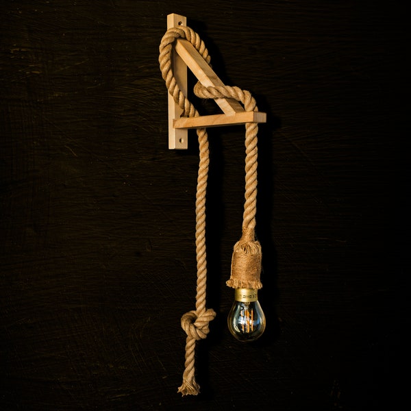 Rope Lamp - Etsy