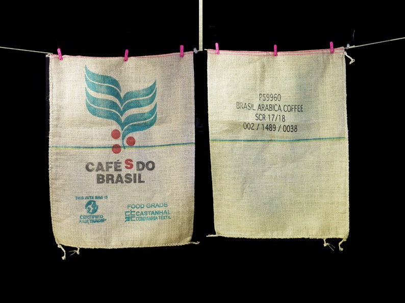 Coffee Sacks Super SET 4 in 1 Bean Jute Brazilian Coffee - Etsy